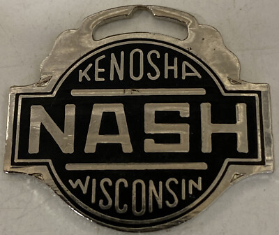RARE VINTAGE NASH KENOSHA WISCONSIN AUTOMOBILE EMBLEM WATCH FOB | eBay