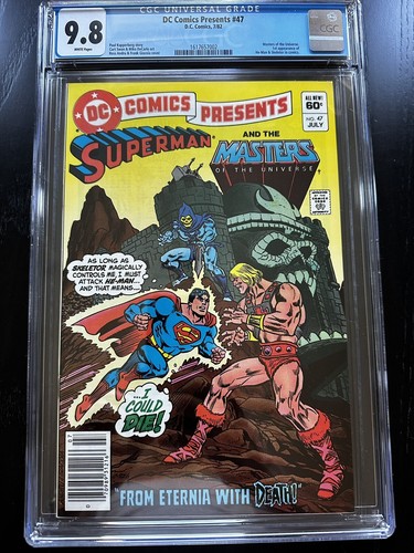 DC Comics Presents 47 NEWSSTAND CGC 9.8 1982 1st He-Man & Skeletor - KEY BOOK | eBay