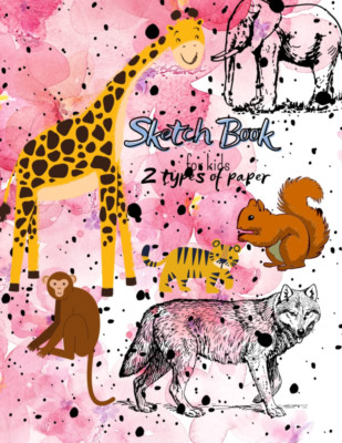 Sketch for Kids: A4 Size Drawing Notebook 100 Pages of Blank White ...