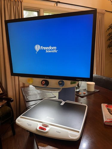 TOPAZ XL HD Freedom Scientific Reading Magnifier Tested and Working | eBay