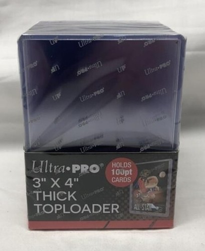 NEW Ultra Pro 25-Count 3x4 Clear Thick 100PT Toploader Sports Card ...