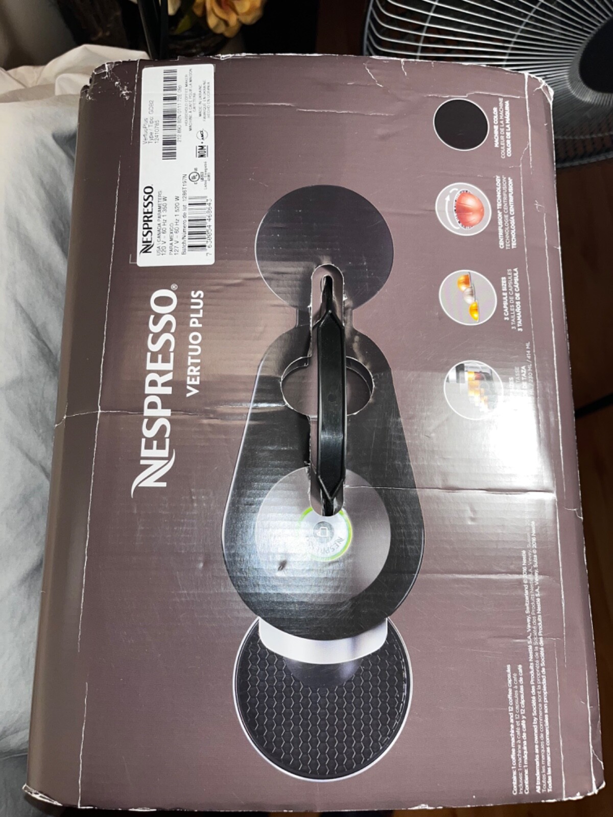 Nespresso Vertuo Plus Cherry GDB2 Red Coffee Maker with Aeroccino Milk ...