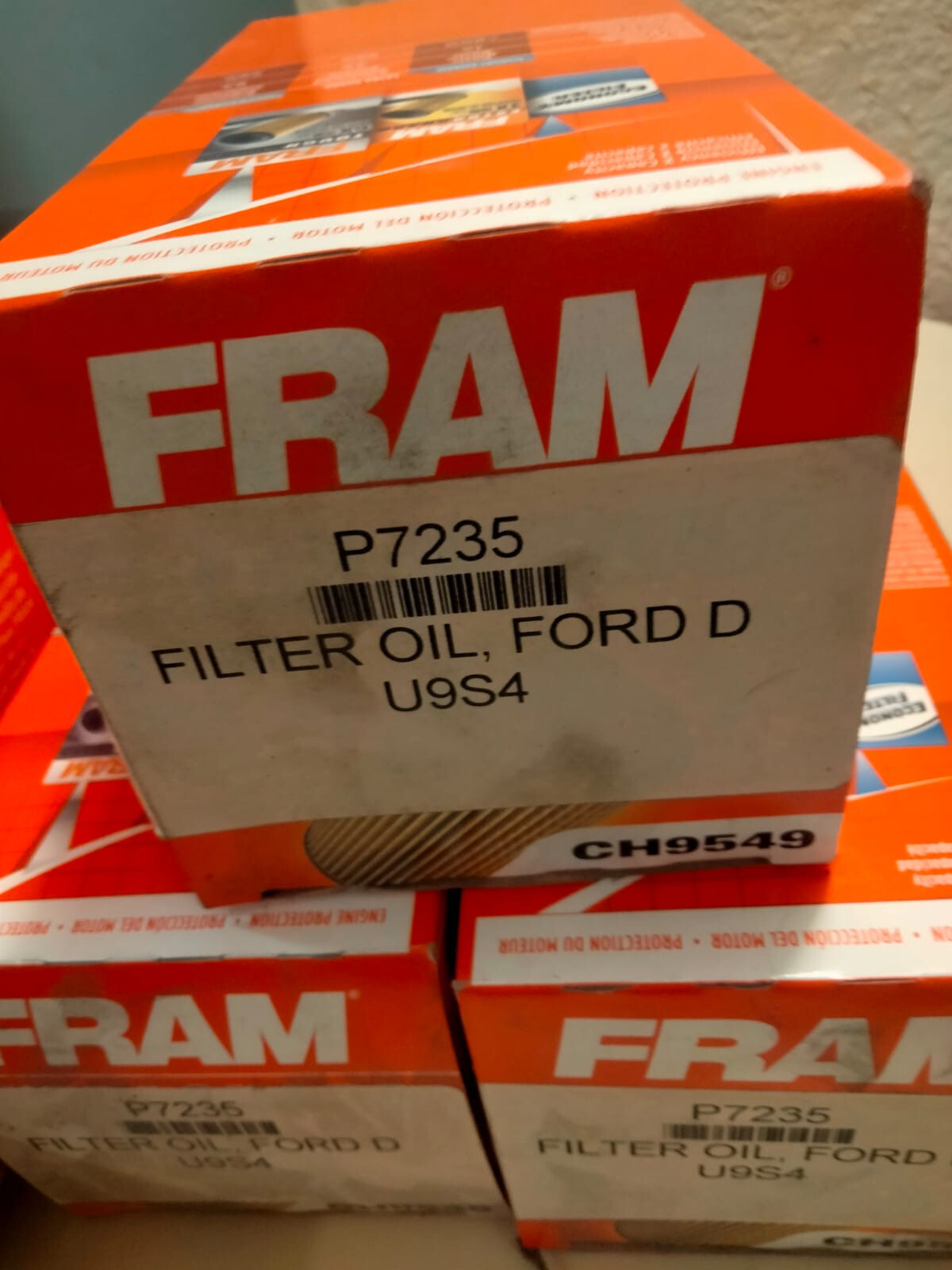 LOT OF 4 FRAM OIL FILTER P7235 WITH GASKET | eBay