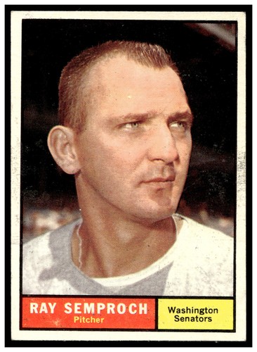 1961 Topps #174 Ray Semproch EX | eBay