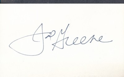Joe Greene Signed Index Card Autograph Auto PSA/DNA AE85588 | eBay