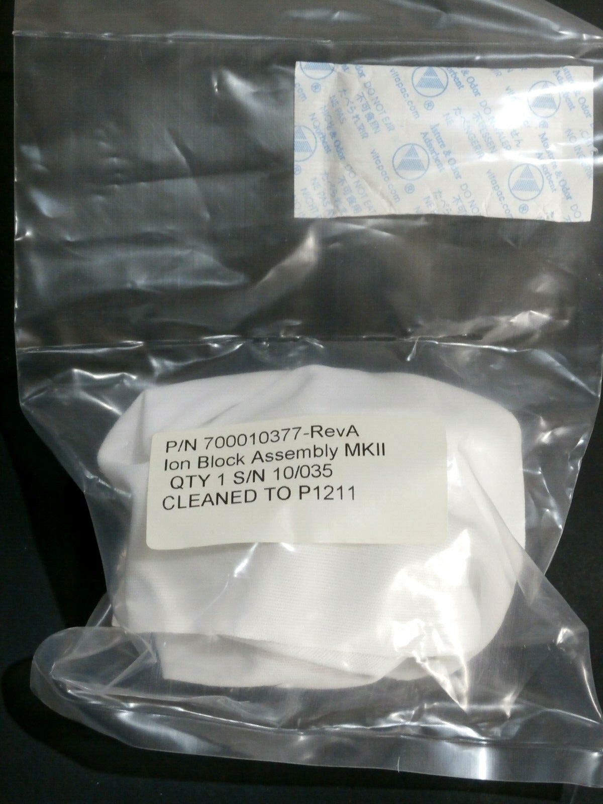Waters Ion Block Assembly MKII Part 700010377 Rev a for Acquity QDA ...