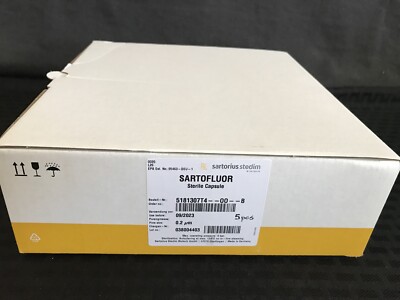 (5 Pcs) SARTORIUS Sartofluor 150 Capsule Filter 0.2um 4bar Size 4 ...