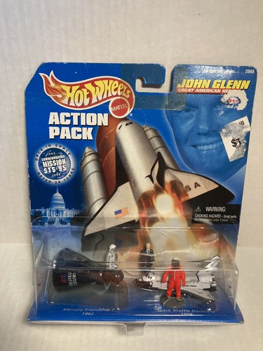 1998 John Glenn Great American Hero Hot Wheels Action Pack Space ...