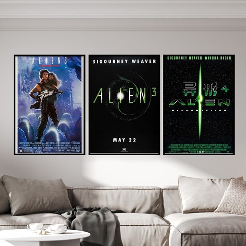Alien 1 2 3 4 Movie poster 12x18"16x24" 24x36" | eBay Australia