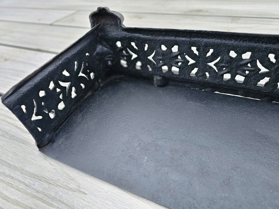 Victorian Cast Iron Fire Hearth Fender fireplace fender CAST IRON FIRE ...