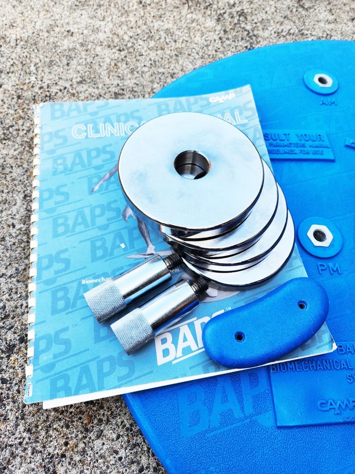 BAPS Board System w/Storage Tray weights, CAMP, PHYSICAL THERAPY, ANKLE ...