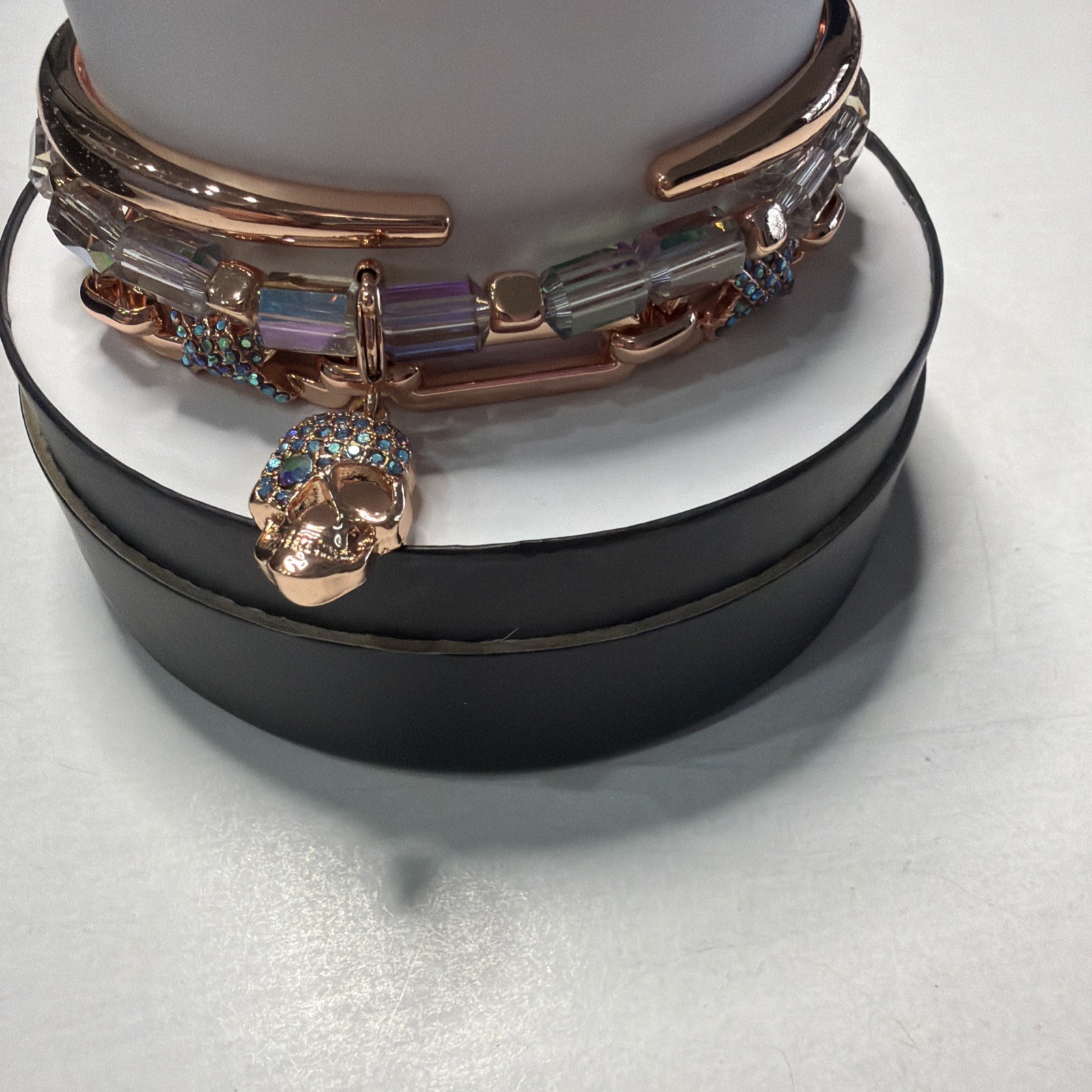 Bomb Party The Glam Reaper Set Of Three Gold Plated Bracelets With ...