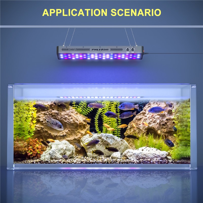 300W Full Spectrum Coral Reef LED Fish Tank Aquarium Light for ...