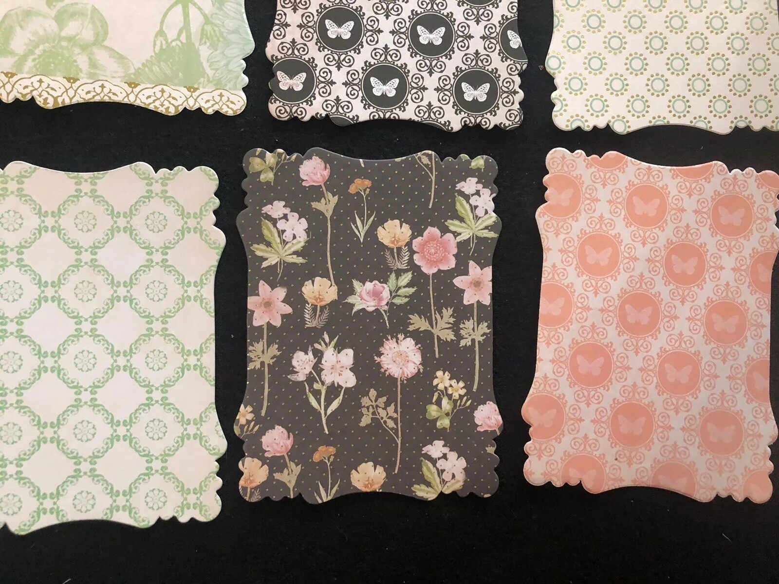 Shabby chic Flower Chipboard Mini Book Album DIY Kit Scrapbook Paper ...