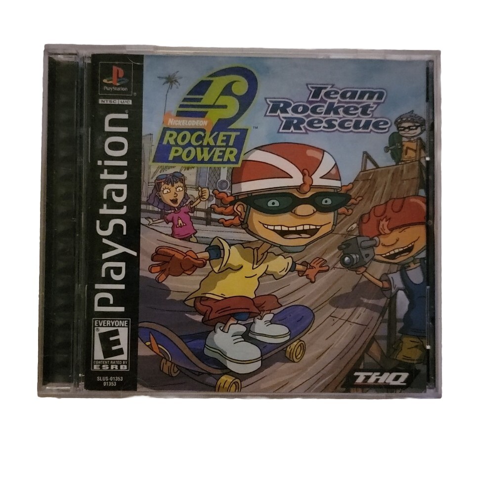 Rocket Power Team Rocket Rescue PS1 Playstation Game Complete Manual ...