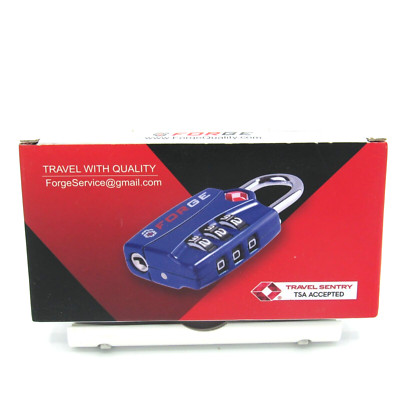 4 Pack FORGE Travel Sentry TSA12022C TSA Approved Travel Luggage Locks ...