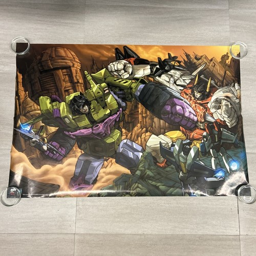 TRANSFORMERS G1 SUPERION VS DEVASTATOR POSTER - Pat Lee! Dreamwave ...