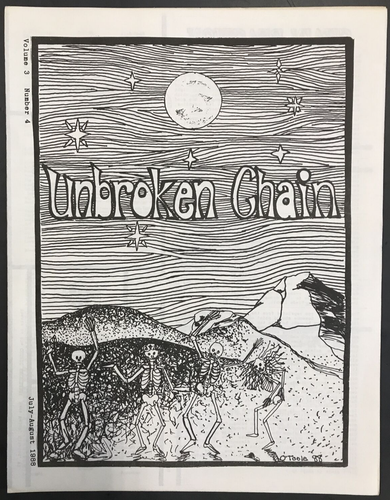 UNBROKEN CHAIN FANZINE-JULY/AUGUST 1988-VOLUME 3 NUMBER 4 | eBay