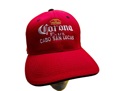 Corona Extra Men's Adjustable Hat Cap Red / Gold Mexico Vacation Capo ...