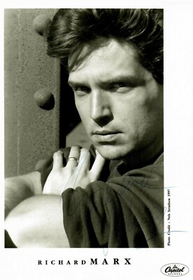 "Now and Forever" Richard Marx Hand Signed 8X10 B&W Photo | eBay