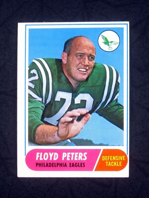 1968 TOPPS SET BREAK Floyd Peters #188 Philadelphia Eagles EX | eBay