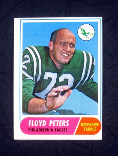 1968 TOPPS SET BREAK Floyd Peters #188 Philadelphia Eagles EX | eBay