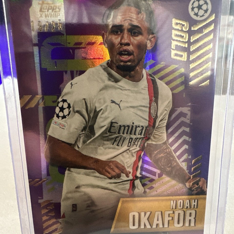 23/24 Topps Gold X Whip Noah Okafor Purple /25 AC Milan | eBay