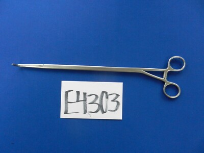 E4303 Wexler FL8426.12 VATS Right Angled Serrated Jaw Forceps 24cm WL x ...