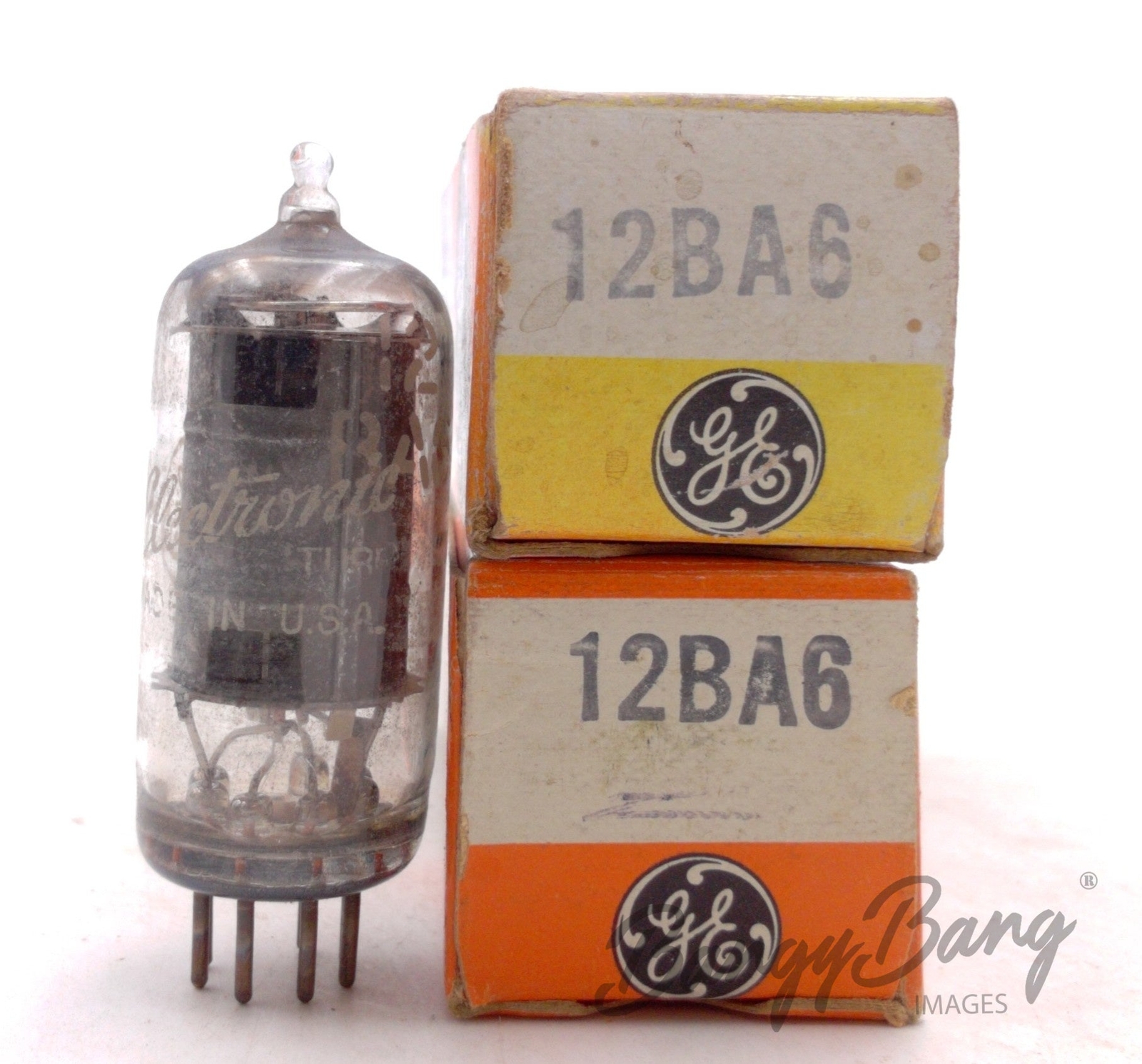2 General Electric 12BA6/HF93/CV1928 Pentode RF Amplifier Radio Valve- BangyBang | eBay