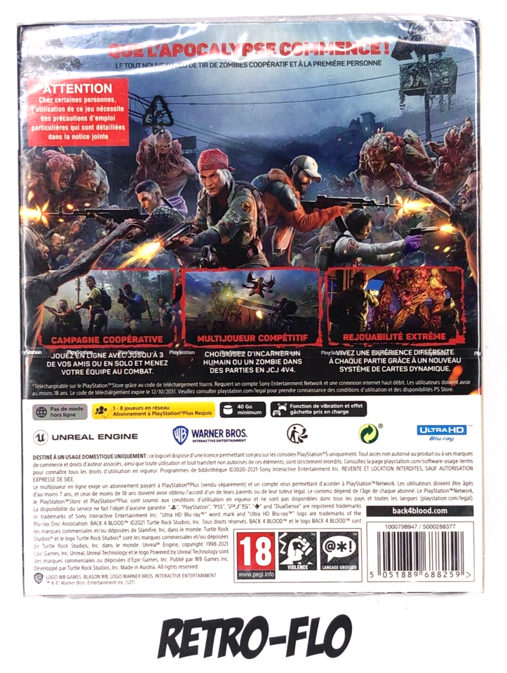 Back 4 Blood Special Edition - Steelbook - PS5 Game Sony Playstation 5 ...