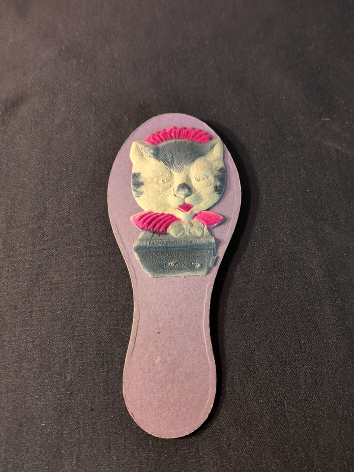 Vintage Cat Advertising Noisemaker Clapper Toy | eBay UK