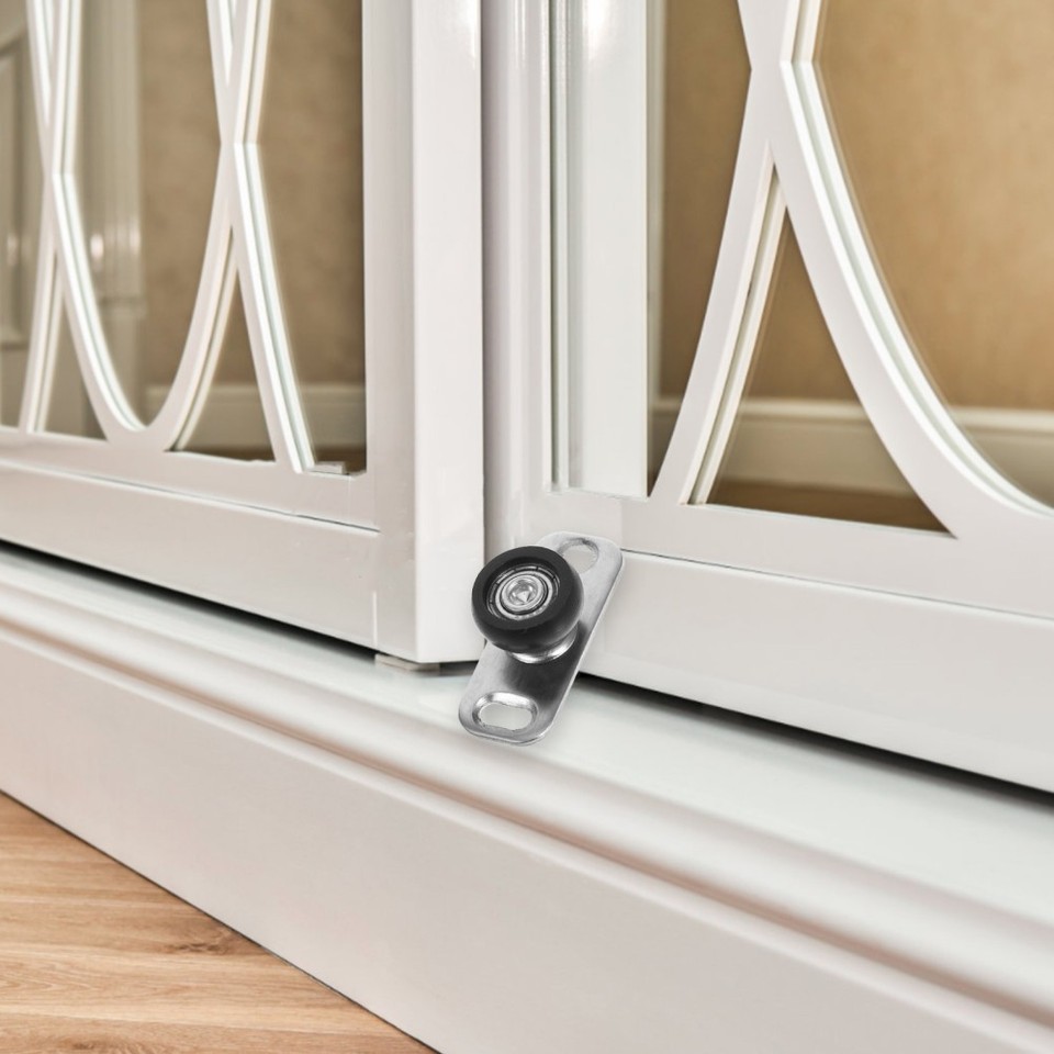 2pcs Door Guide Sliding Glass Door Roller Guide Bottom Mounted Floor ...