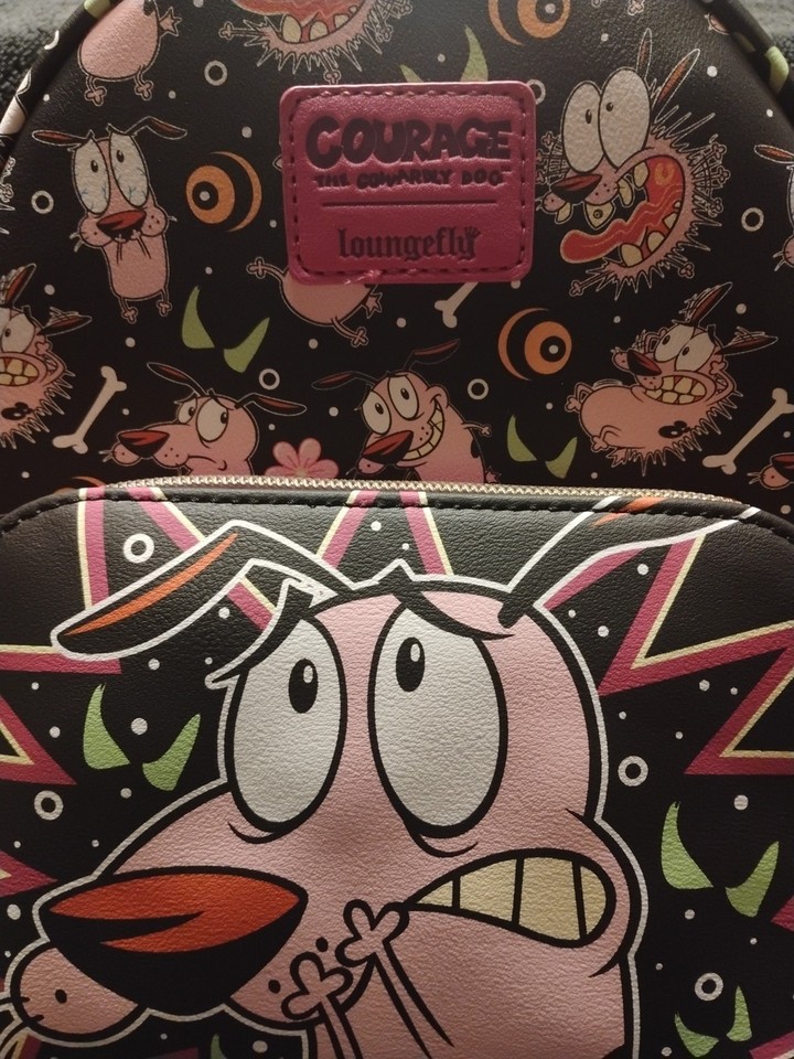 Loungefly Courage The Cowardly Dog Mini Backpack | eBay