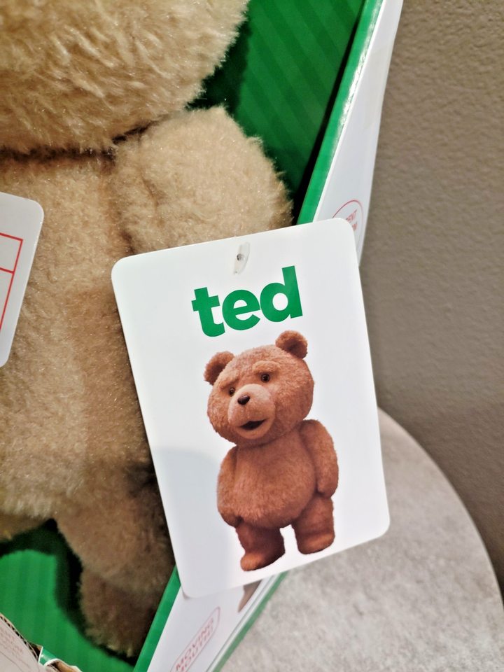 TED 2012 15in RATED R RED TAG MOVING MOUTH 5 DIFFERENT PHRASES FROM THE ...