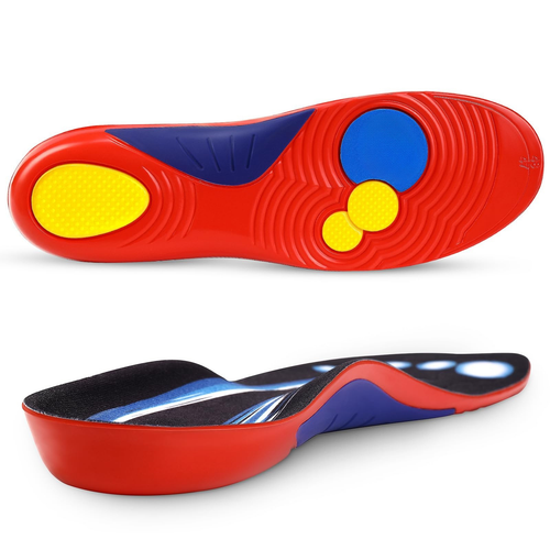Work Boot Insoles Silicone Gel Hiking Trainer Inner Soles Foot Inserts ...