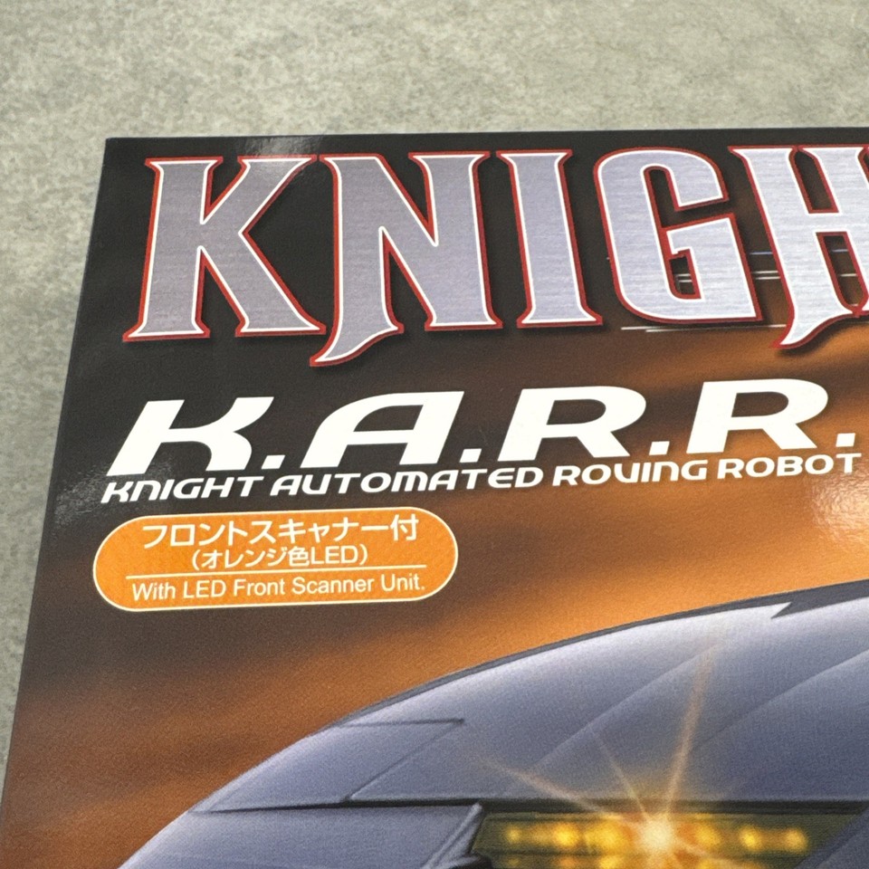 Aoshima 1/24 Knight Rider KARR Model Kit LED Scanner 004654 New Sealed ...