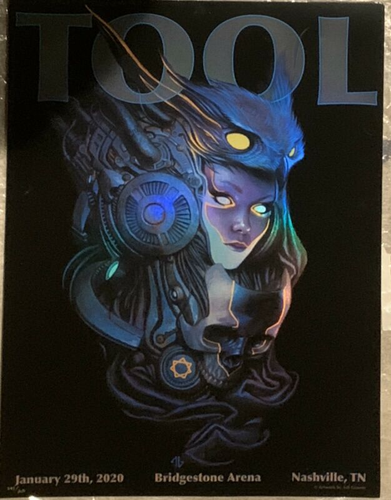 Tool in Nashville, TN January 29, 2020 Poster | eBay
