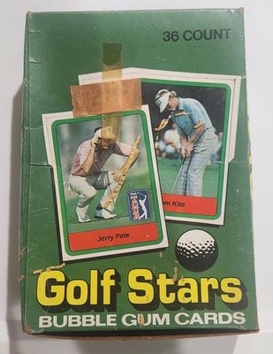 1982 Donruss Golf Stars Wax Box 17 Unopened Packs & 63 cards - Couples ...