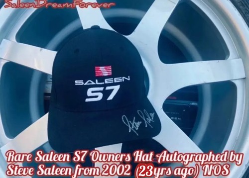 RARE SALEEN S7 OWNERS HAT NOS FRM 02 AUTOGRAPHED BY STEVE S FORD 427 NA ...