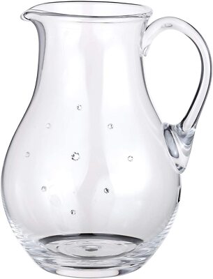 Crystalite Bohemia 8" Height Crystal Jug "Sparkly" with Rhinestones ...