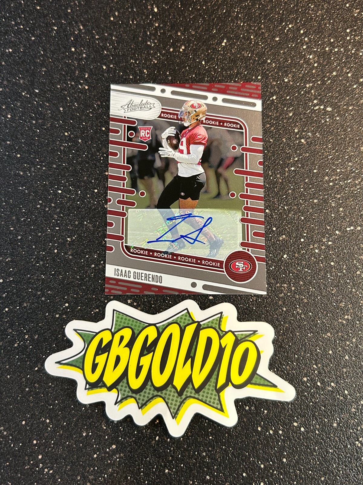 2024 Panini Absolute - Rookies Isaac Guerendo #189 Signatures (AU, RC ...