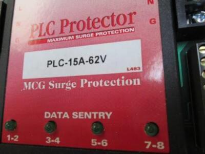 MCG Surge Protector PLC-15A-62V Maximum Surge Protector Data Sentry AC ...