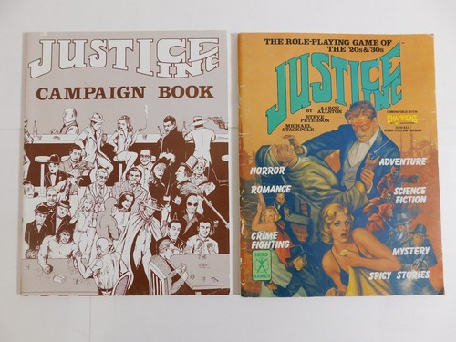 Hero Games ~ Justice RPG + Justice Campaign Book | eBay