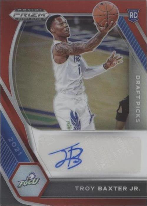2021-22 Panini Prizm Draft Picks - Draft Picks Autographs Troy Baxter ...