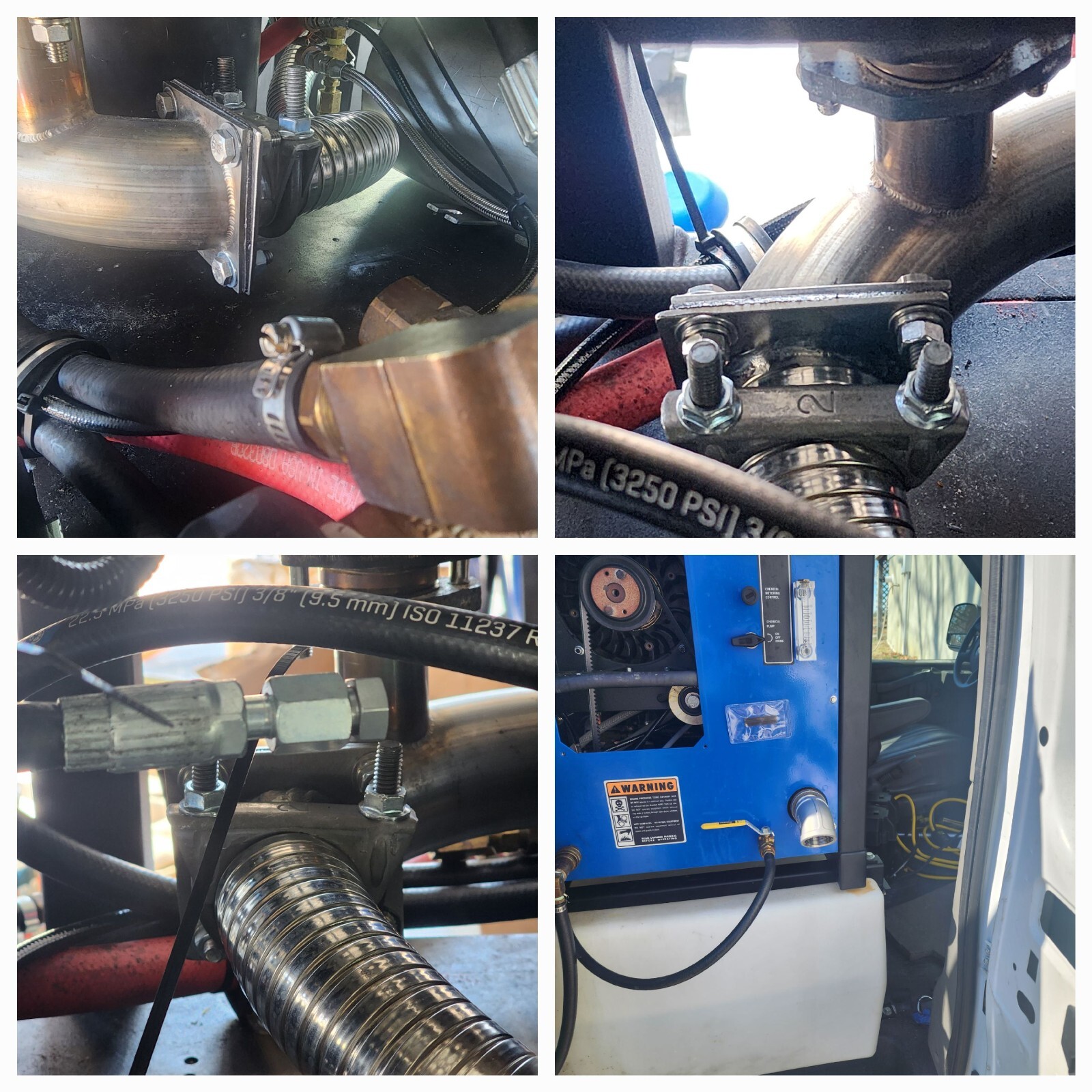 Truck Mount Extractor Diamond Products 318 Heat Exchanger Flange | eBay