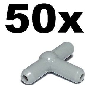 NEW LEGO - PNEUMATICs - Gray Light Bluish T Piece T Bar w/ Ball in ...