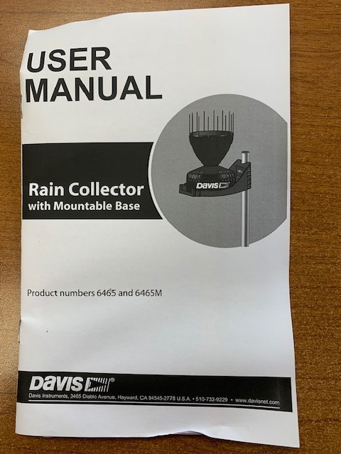 Davis Rain Collector with Mountable Base New AeroCone 6465 | eBay