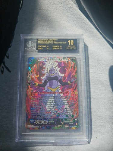 BGS 10 BLACK LABEL Android 21, Transcendental Predator SCR Dragon Ball ...