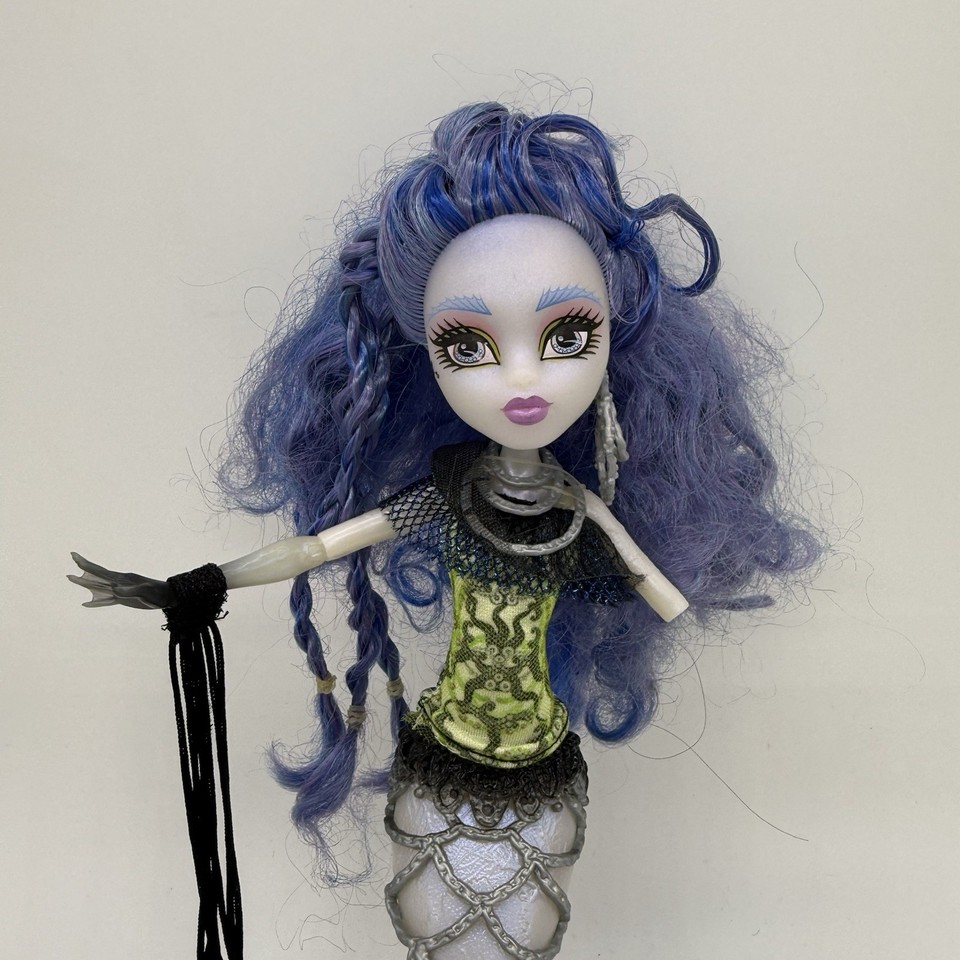 Monster High Freaky Fusion Sirena Von Boo Mermaid Incomplete Missing ...