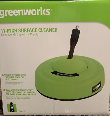 Greenworks 30012 Pressure Washer 11" Surface Cleaner Patio Driveway | eBay